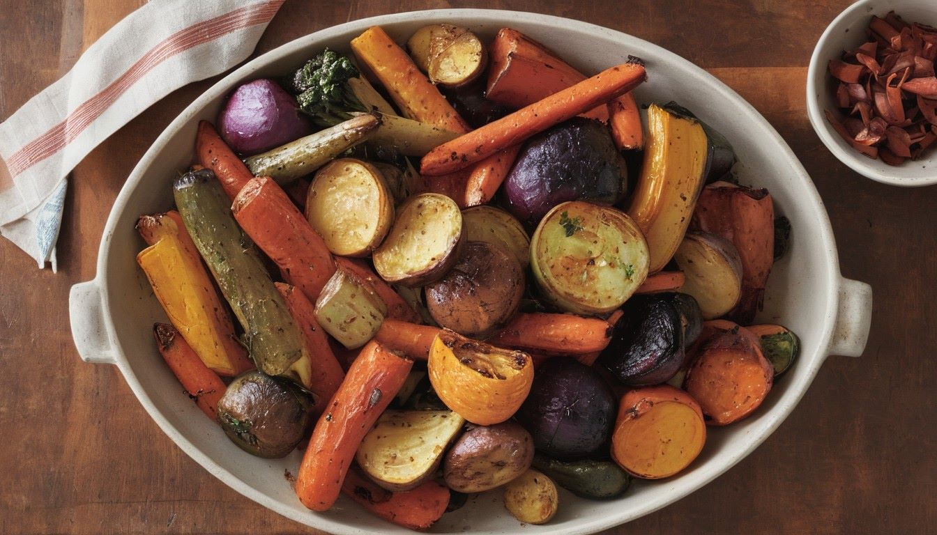 Smoky Roasted Fall Vegetables | veg recipes Kitchen