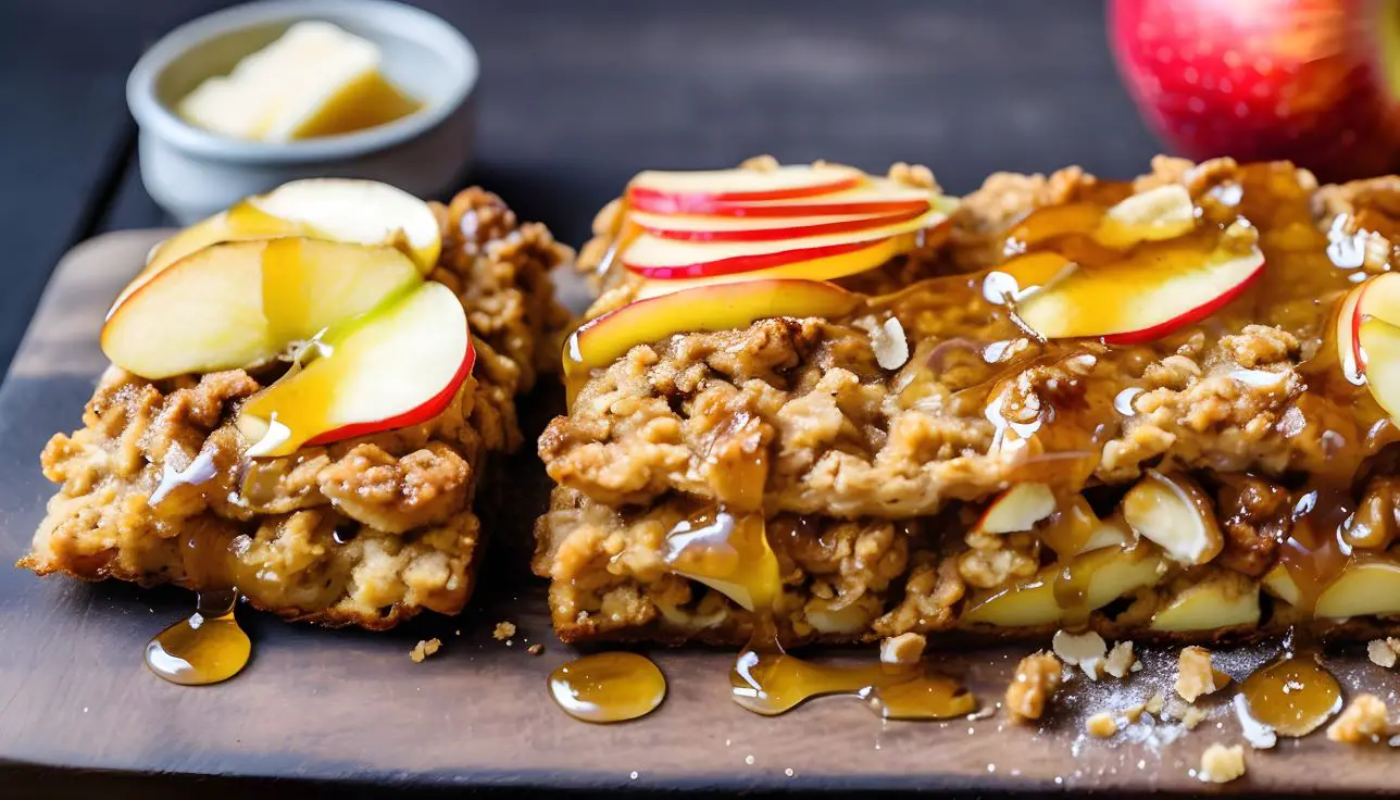 Apple Flapjacks | veg recipes Kitchen