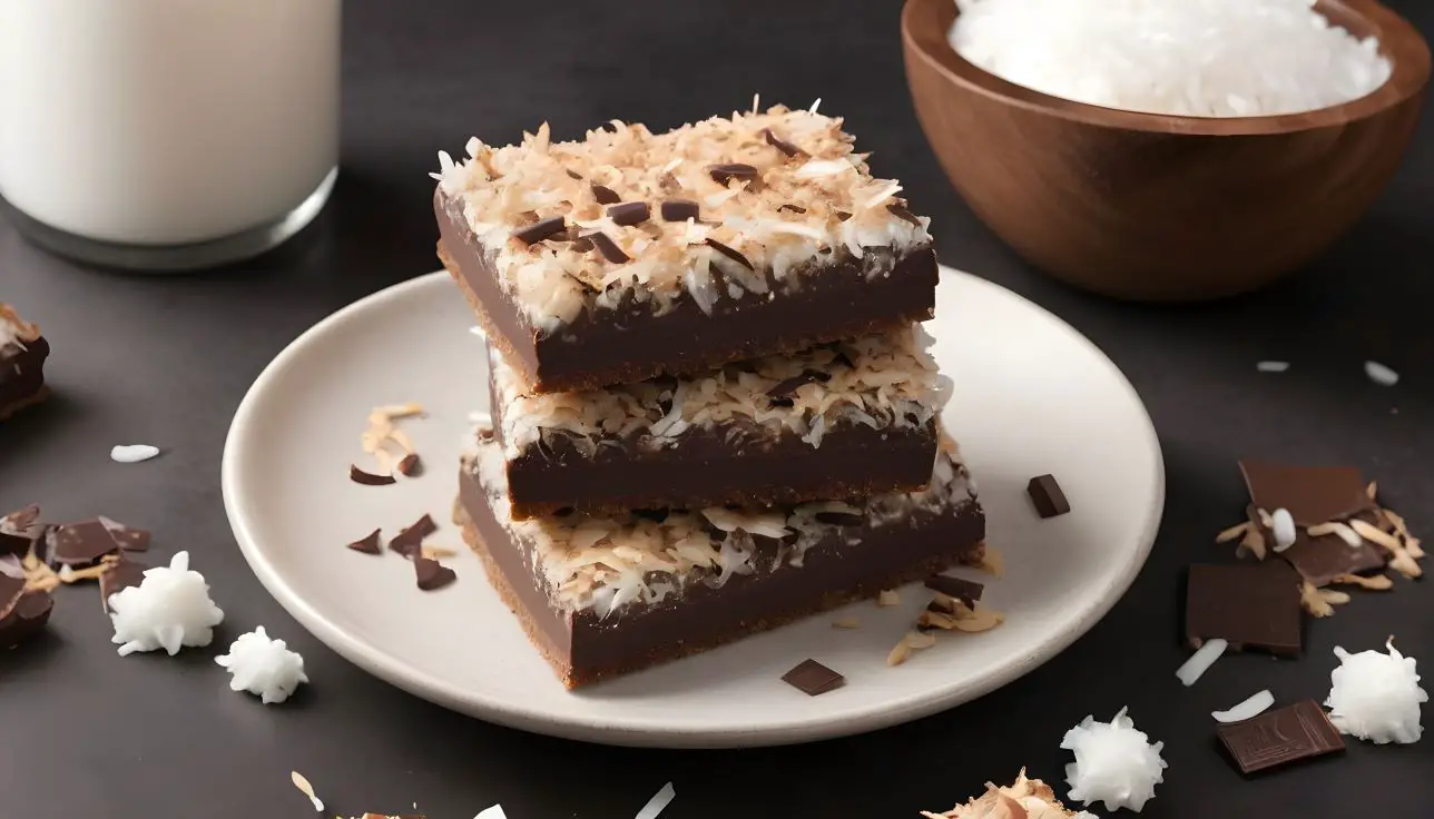 Chocolate Coconut Crunch | veg recipes Kitchen