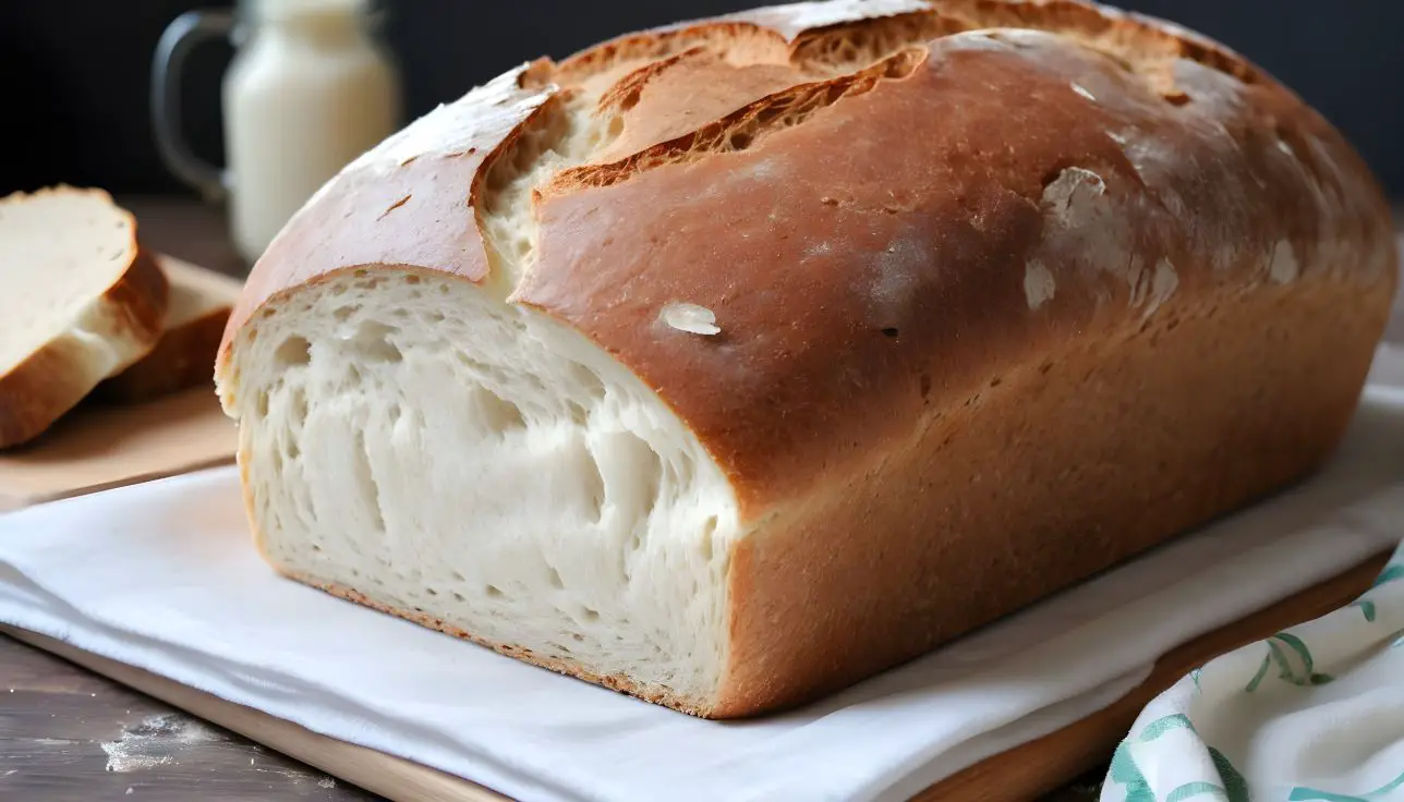 No Knead Farmhouse Bread | veg recipes Kitchen