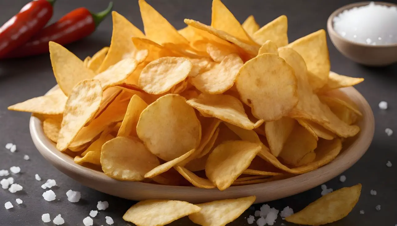 Salt and Chili Chips | veg recipes Kitchen