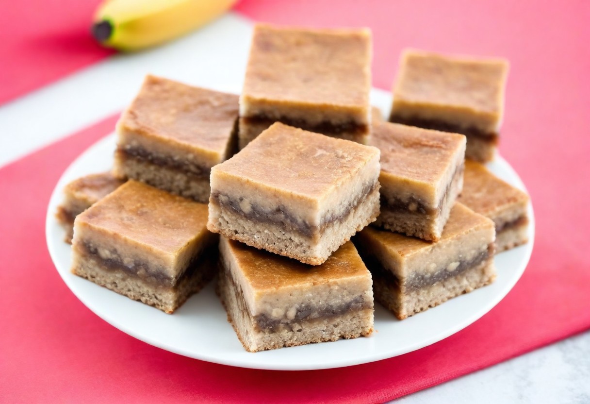 Vegan Banana Squares | veg recipes Kitchen