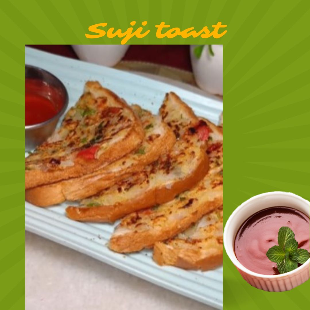 Suji Toast | Rava Toast | veg recipes Kitchen