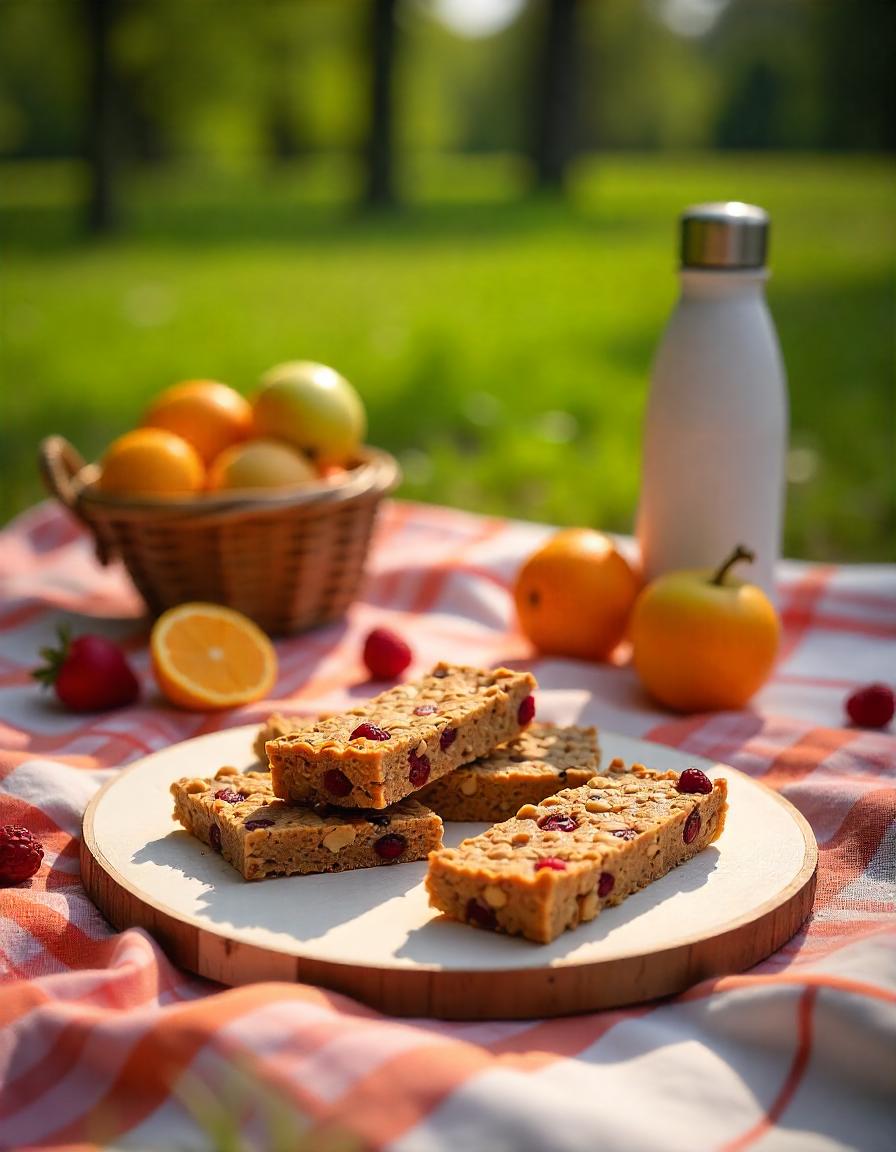 Cranberry Orange Granola Bars | veg recipes Kitchen